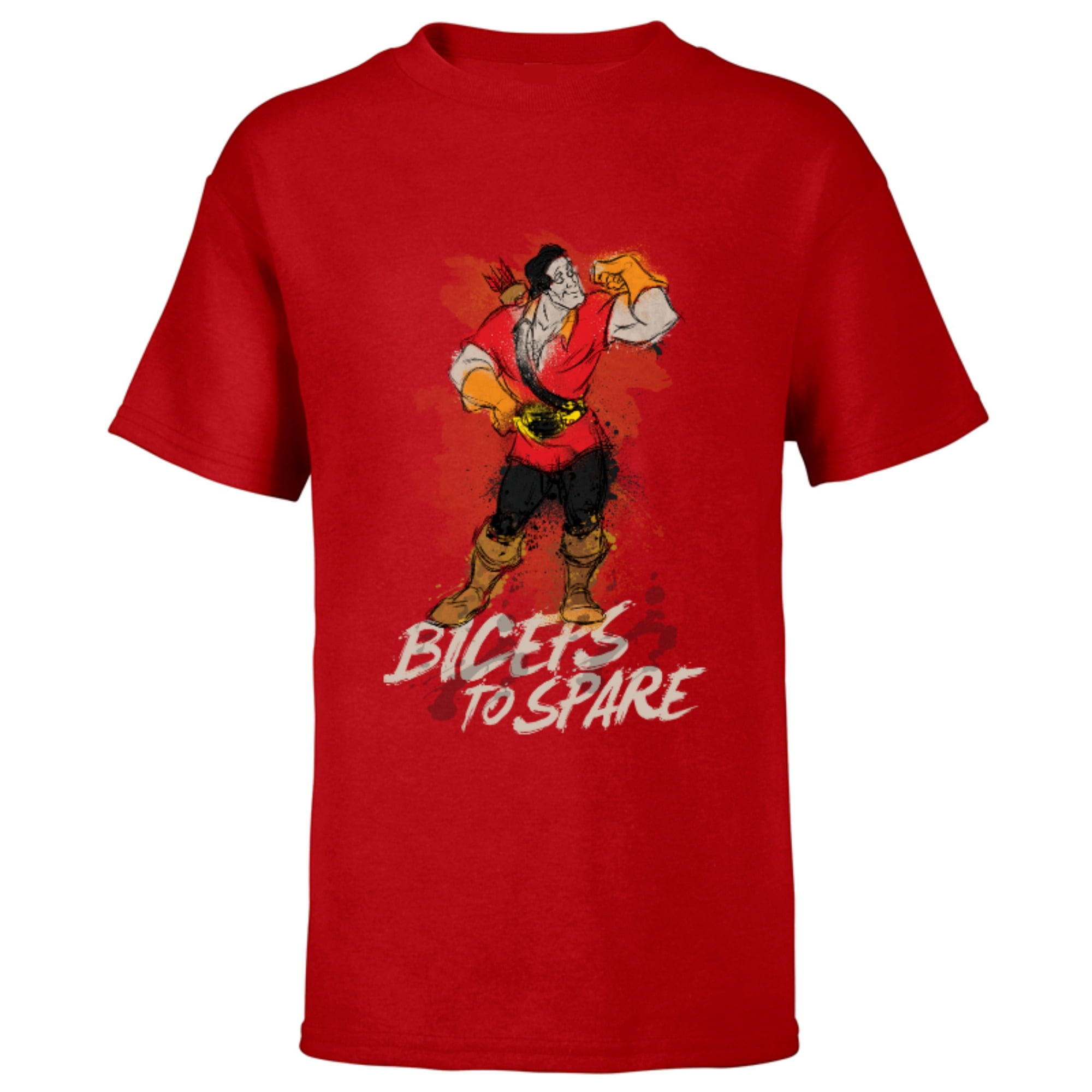 Disney Beauty and the Beast Gaston Biceps to Spare T-Shirt - Short ...