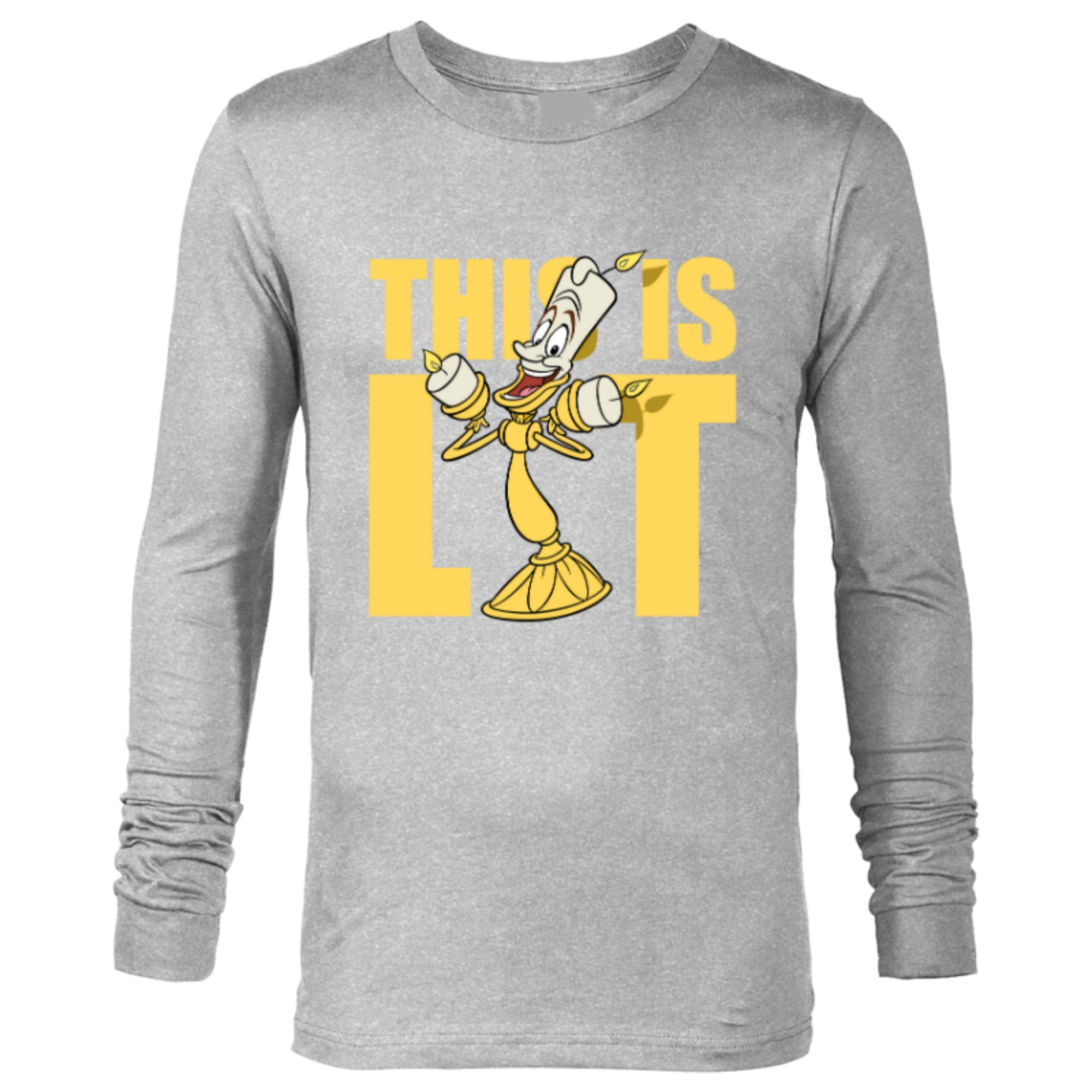 Disney Beauty and the Beast Lumiere This is Lit - Long Sleeve T-Shirt ...