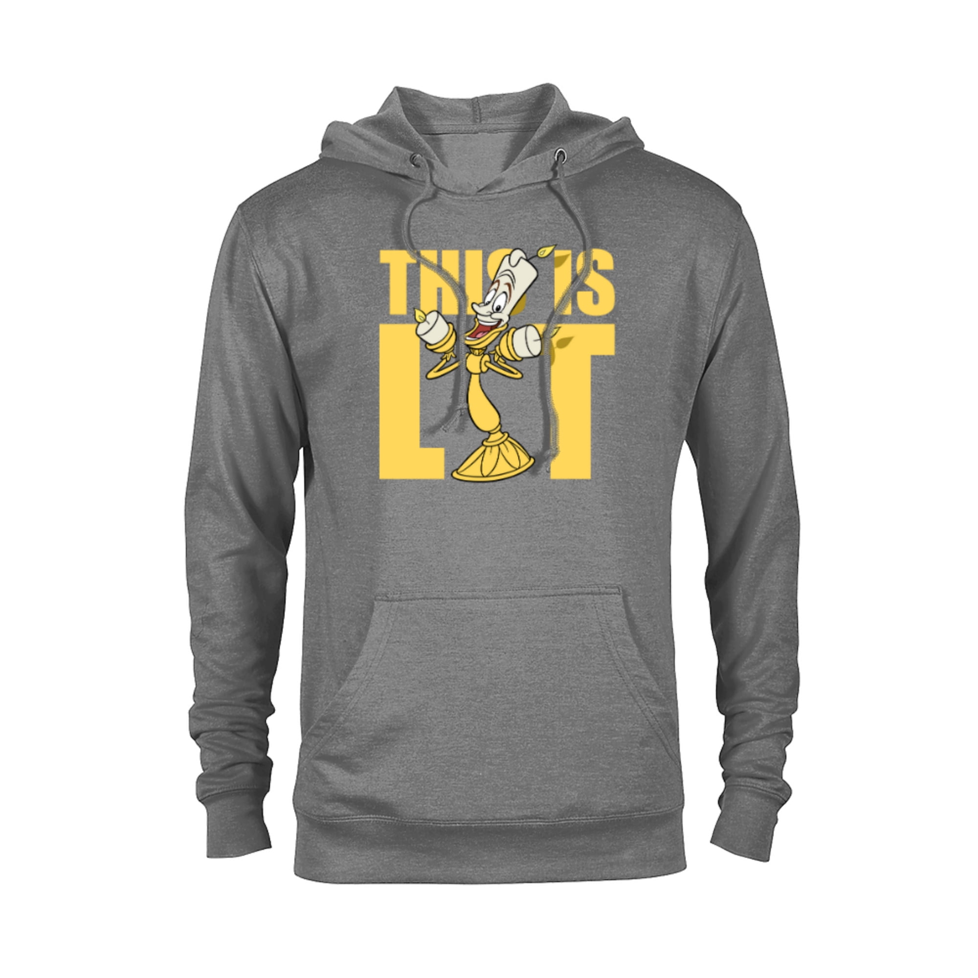 Disney Beauty and the Beast Lumiere This is Lit - Pullover Hoodie for Adults - Customized ...