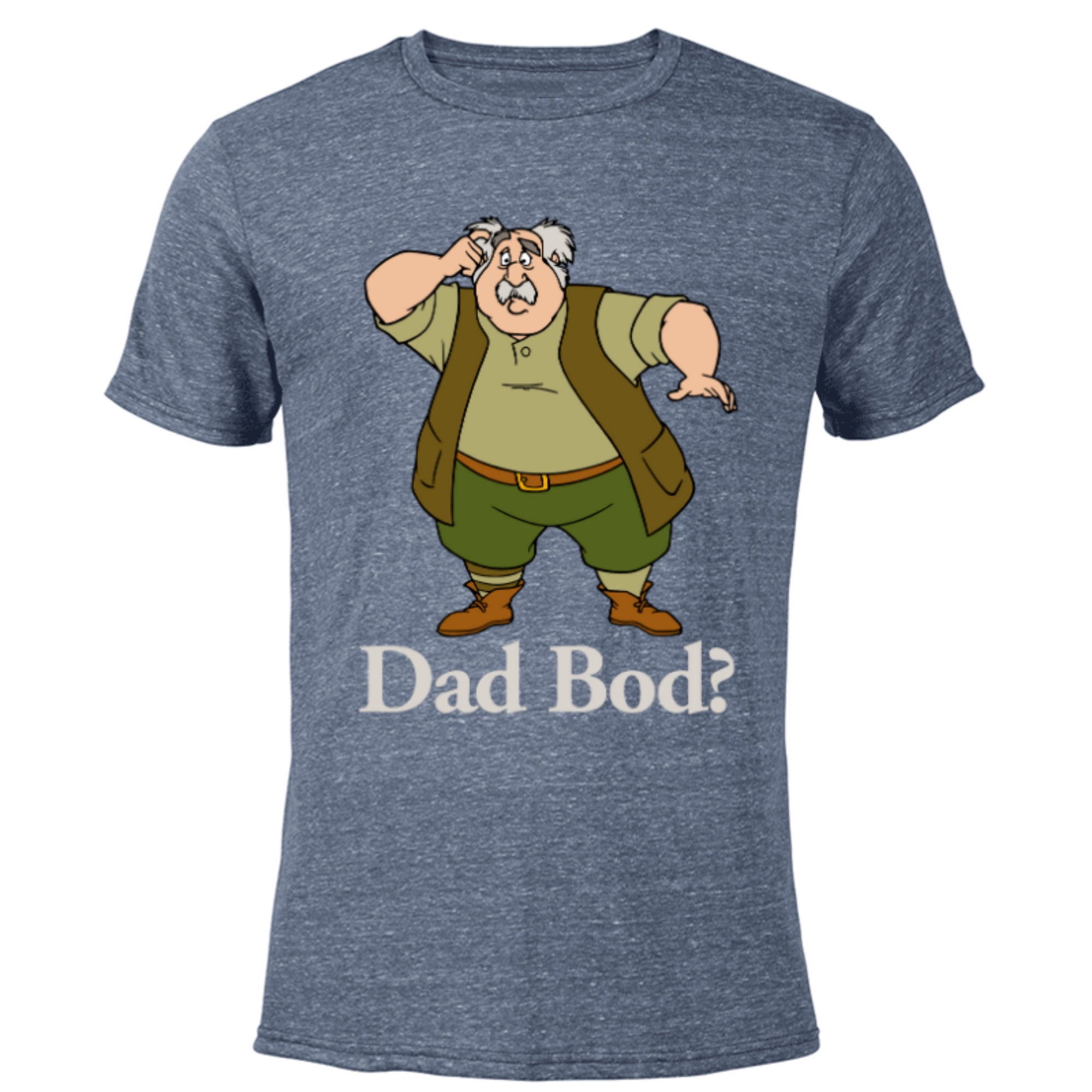 Disney Beauty and the Beast Maurice Dad Bod - Short Sleeve Blended T ...