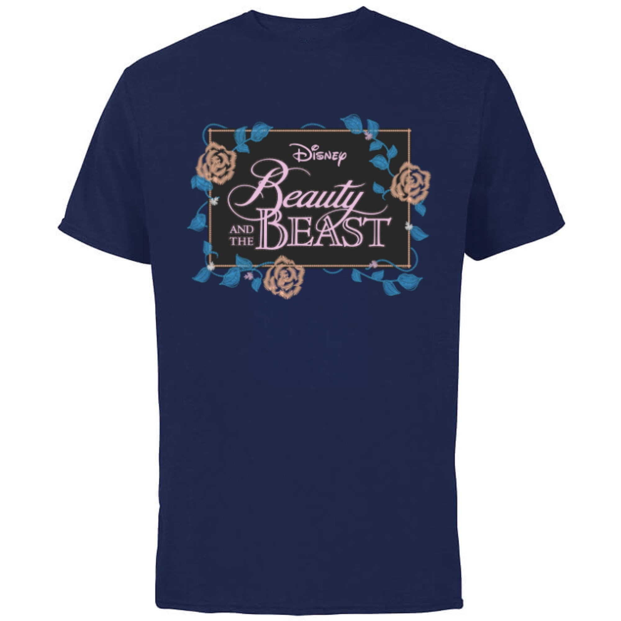Disney Beauty and the Beast Modern Florals - Short Sleeve Cotton T ...