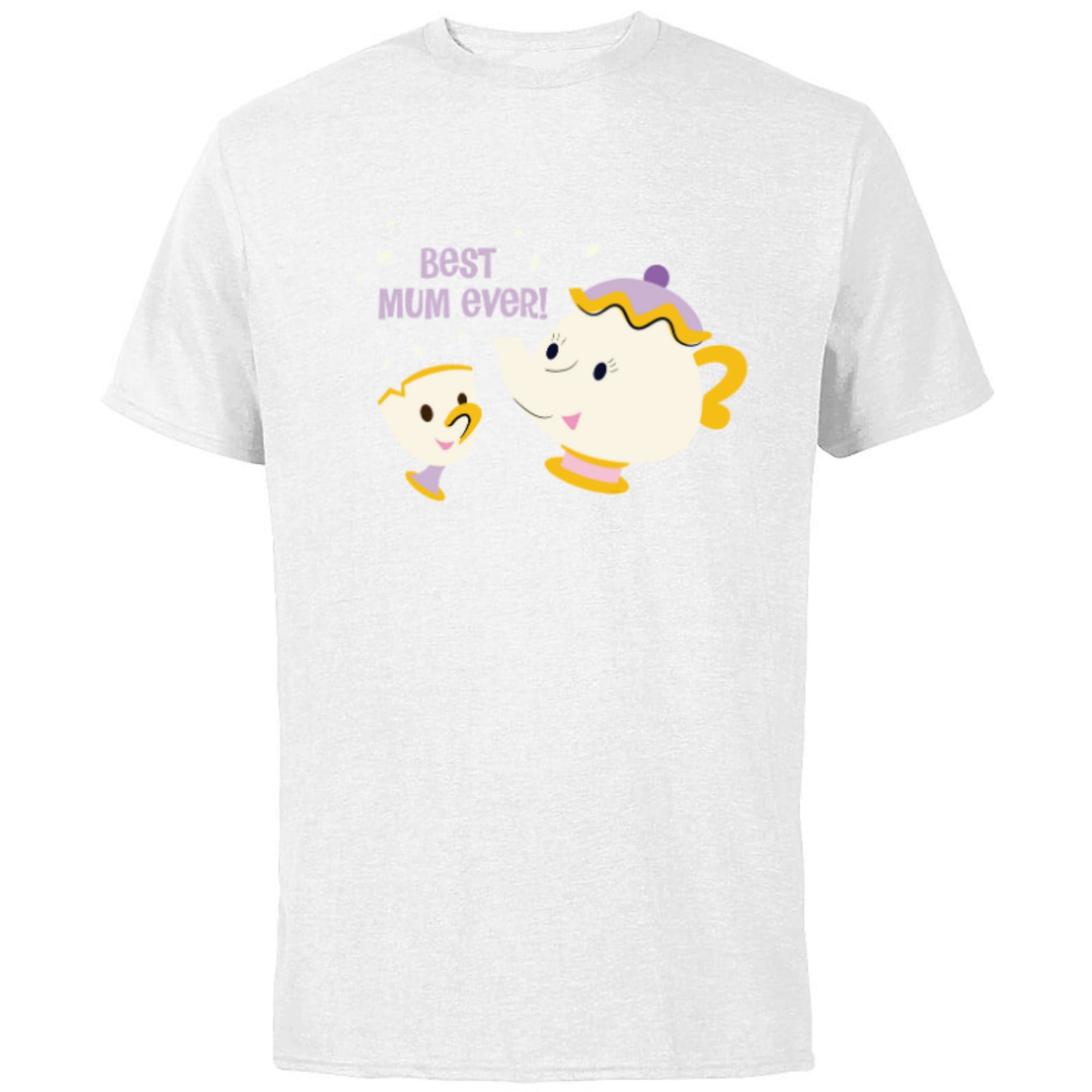 Disney Beauty and the Beast Mrs Potts and Chip Best Mum Ever - Short ...