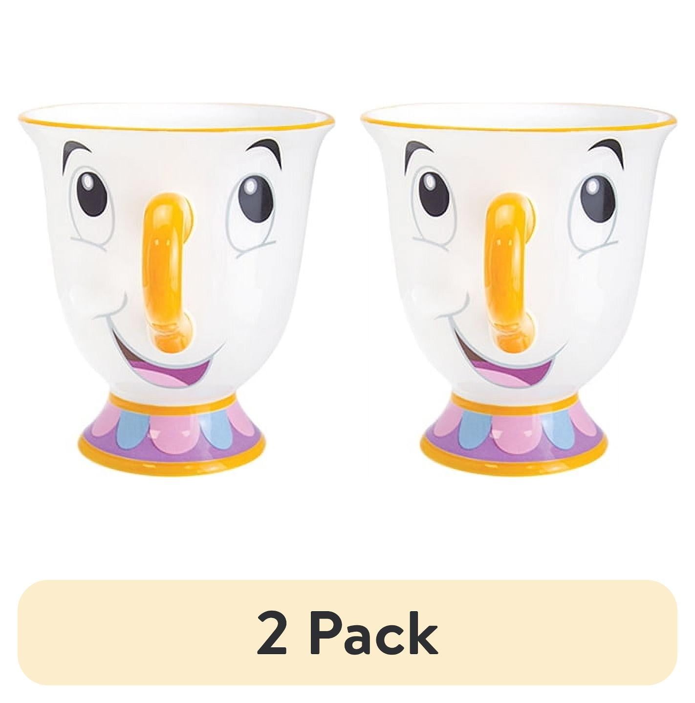 (2 pack) Disney Beauty and the Beast Official Licensed Chip Tea Cup by ...