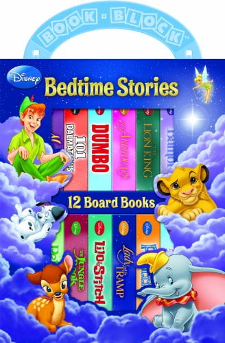 Pre-Owned Disney: Bedtime Stories (12 Board Book Block) Paperback ...