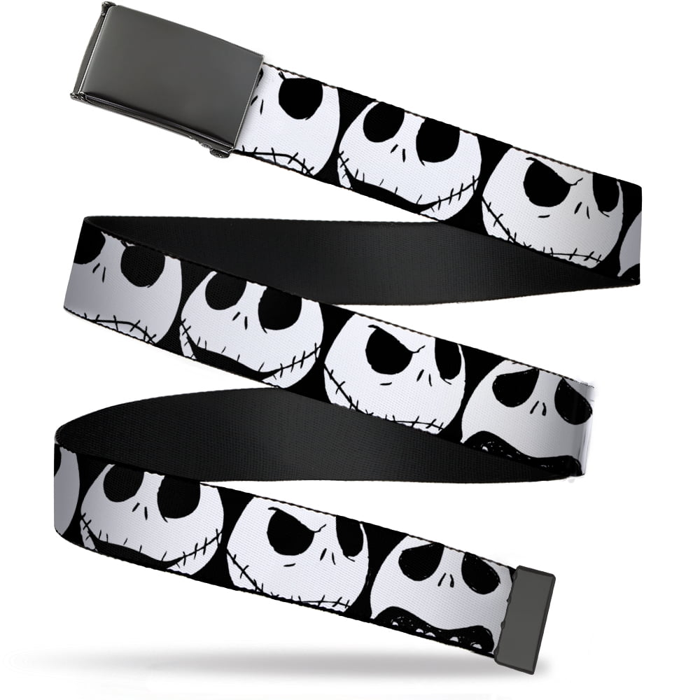 Disney Belt, Flip Web Belt Nightmare Before Christmas Jack Expressions ...