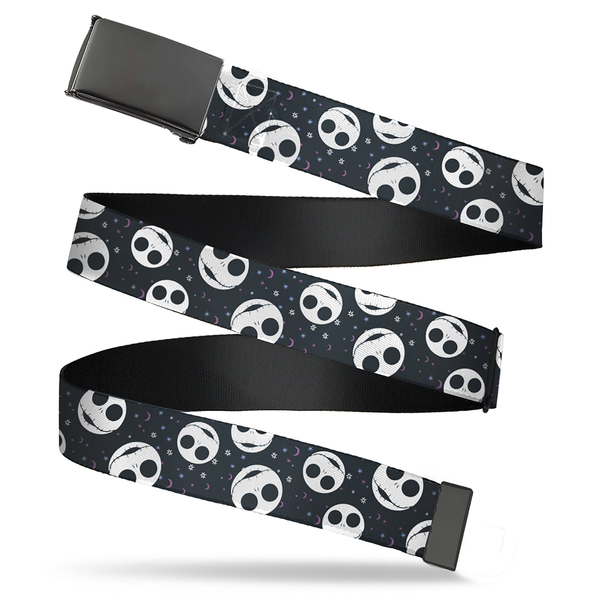 Disney Belt, Flip Web Belt Nightmare Before Christmas Smiling Jack Moon ...