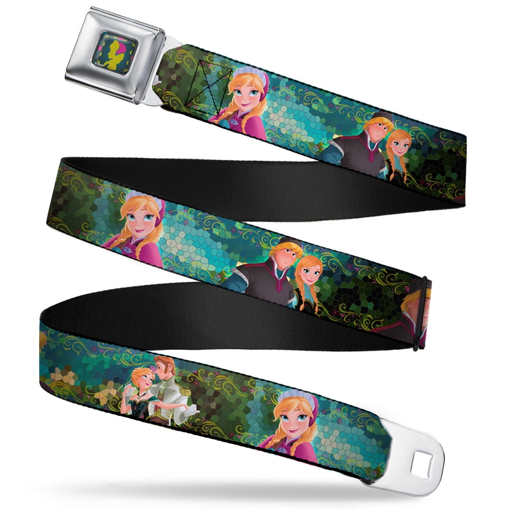 Disney Belt, Seatbelt Buckle Belt, Anna Hans Anna Kristoff Poses, 24 to ...