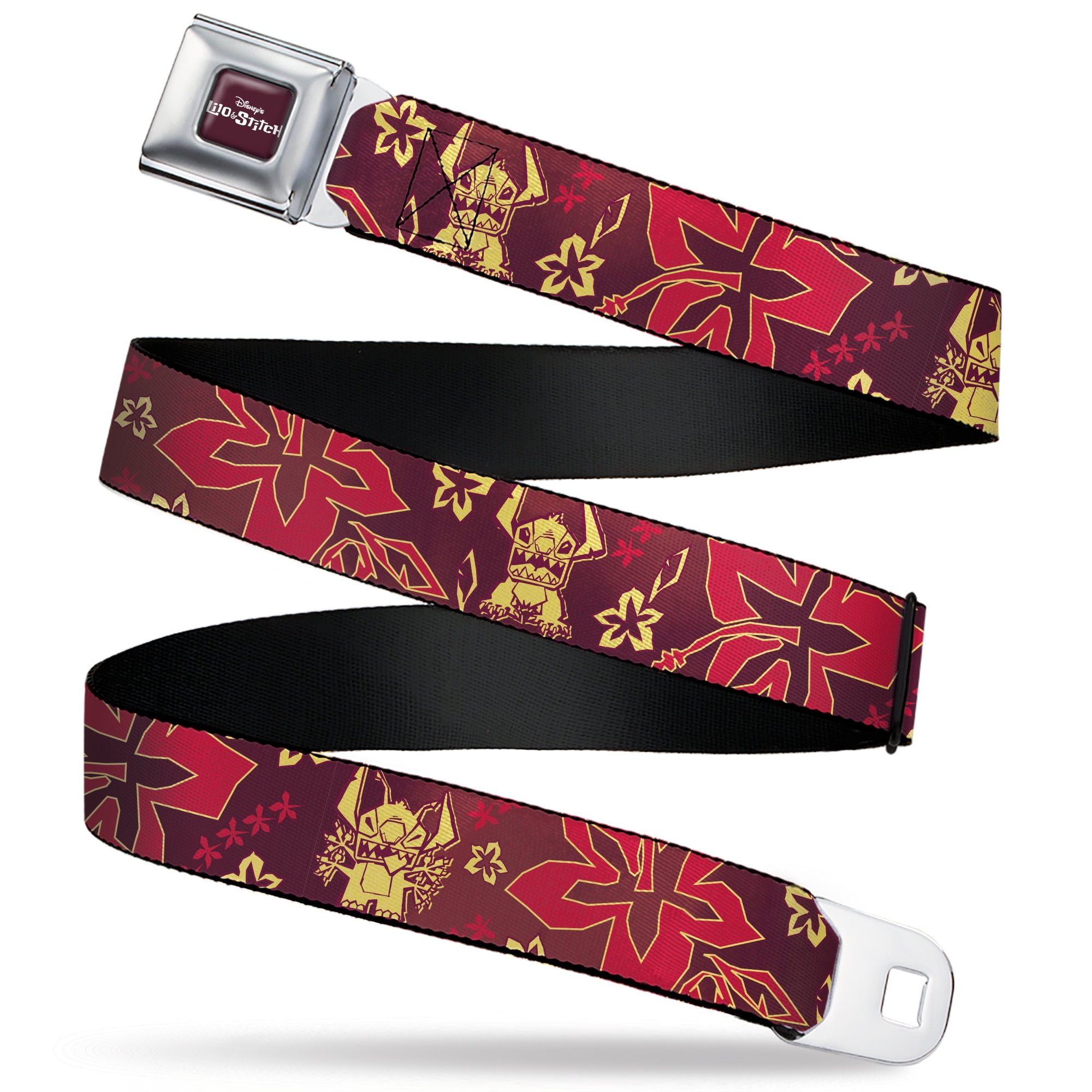 Disney Belt, Seatbelt Buckle Belt, Lilo and Stitch Tiki Stitch Poses ...
