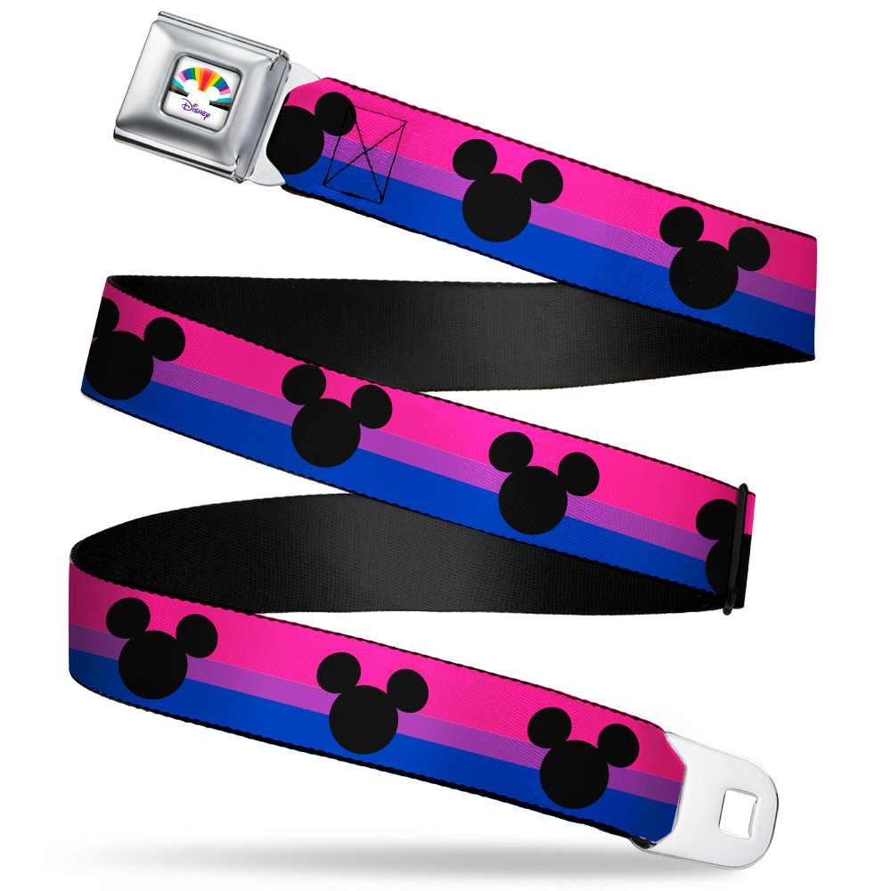 Disney Belt, Seatbelt Buckle Belt, Mickey Mouse Ears Icon Bisexual ...