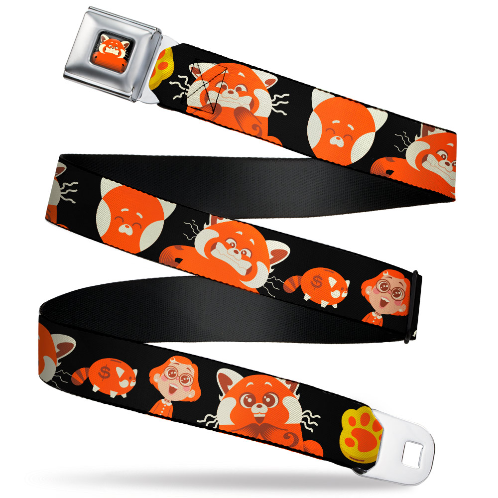 Disney Belt, Seatbelt Buckle Belt, Turning Red Mei Lee and Panda Mei ...