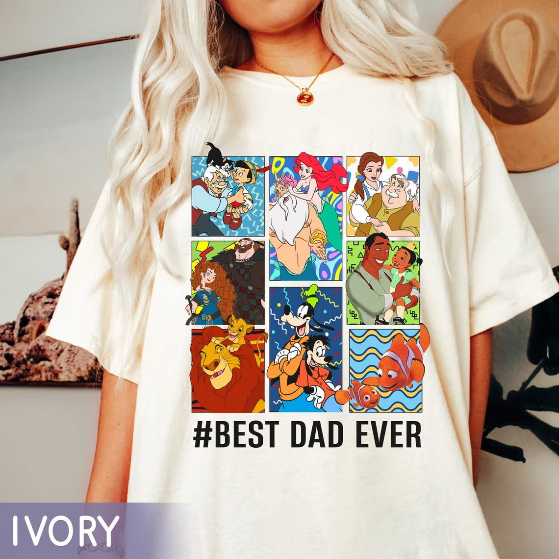 Disney Best Dad Ever Shirt, Disney Father's Day Gift T-shirt, Disney ...
