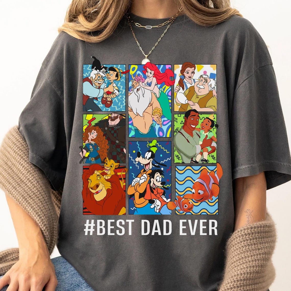 Disney Best Dad Ever Shirt, Disney Father's Day Gift T-shirt, Disney ...