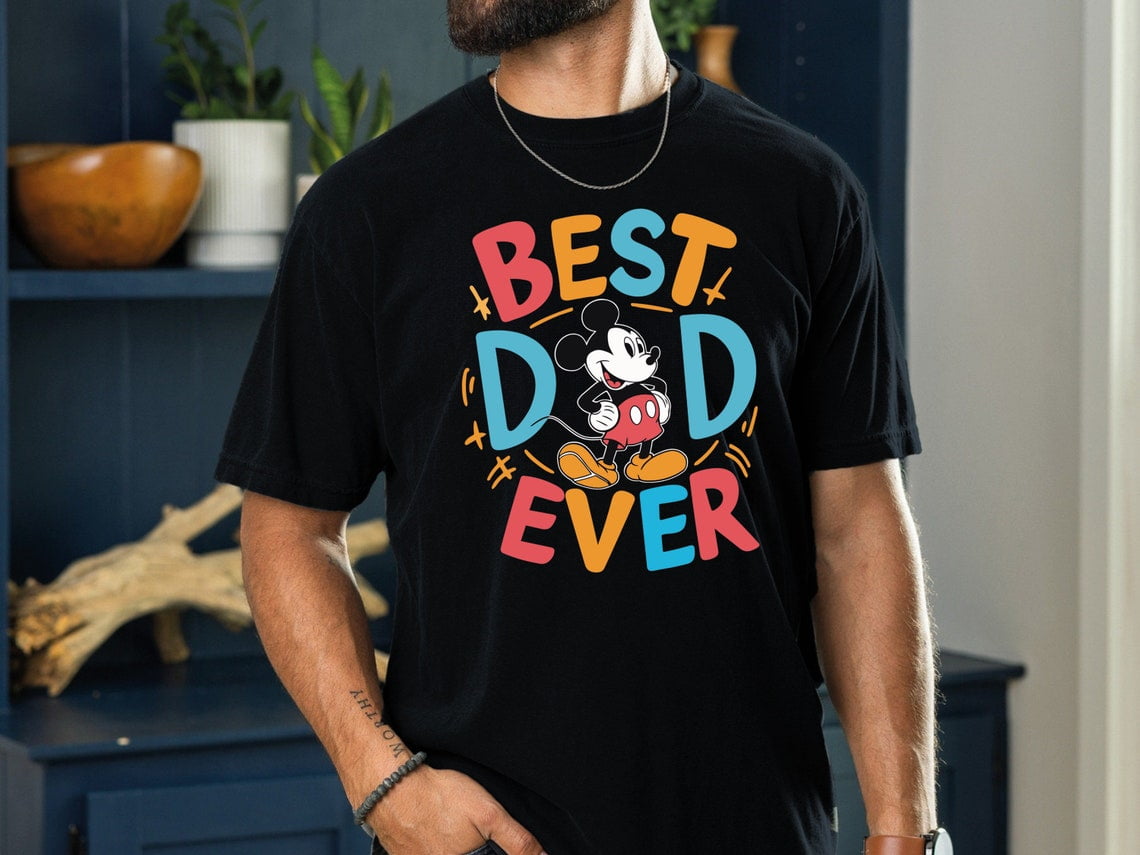 Disney Best Dad Ever Shirt, Mickey Daddy Shirt, Disneyland Dada Shirt ...