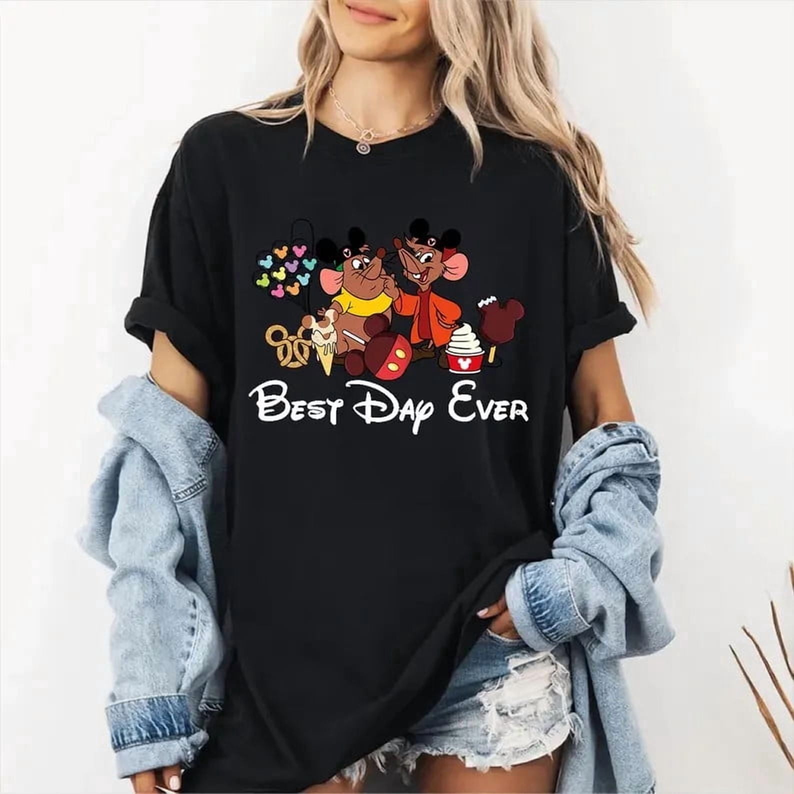 Disney Best Day Ever Cute Cartoon Mice Magic Kingdom Food Treats T ...