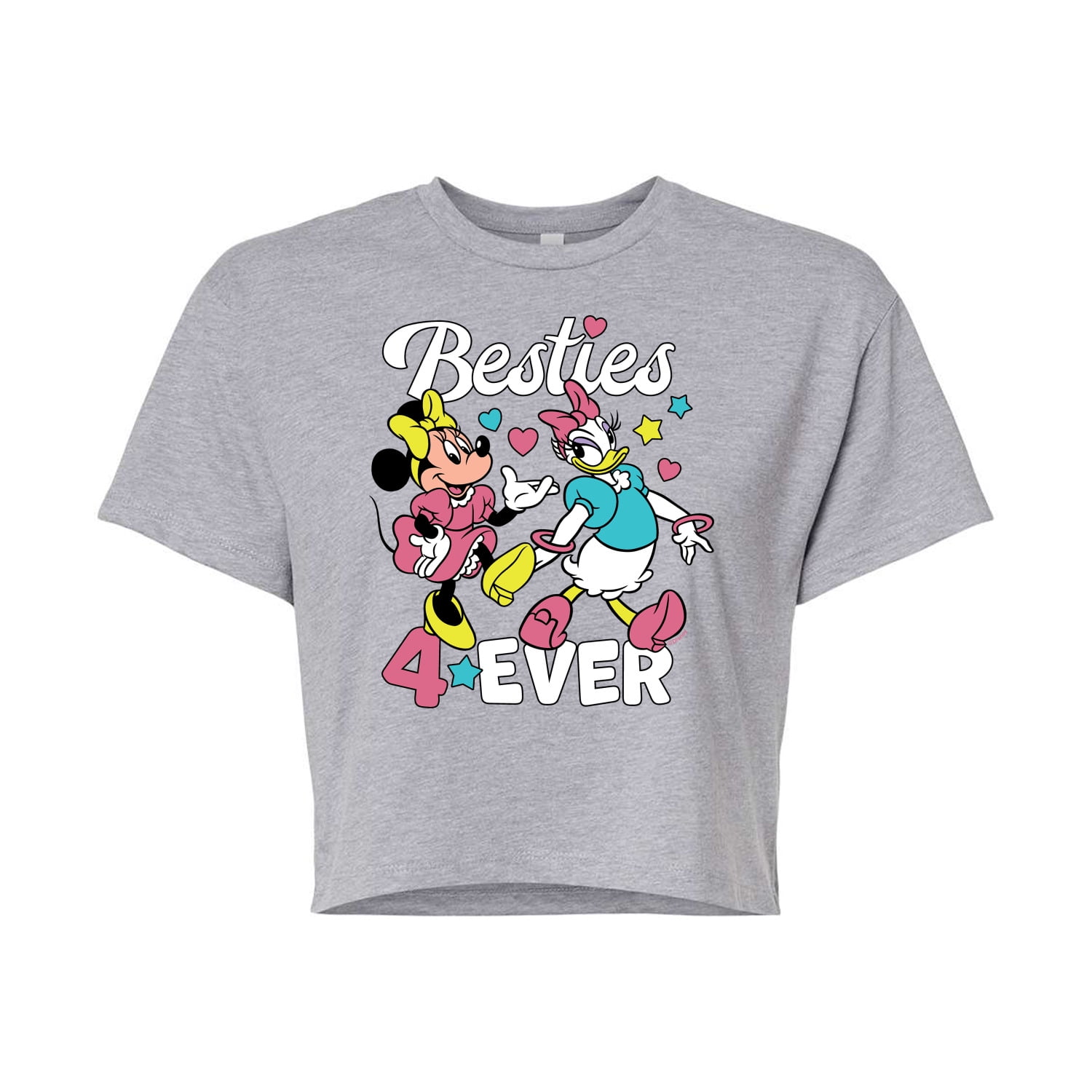 Disney - Besties Four Ever - Cropped Tee - Walmart.com