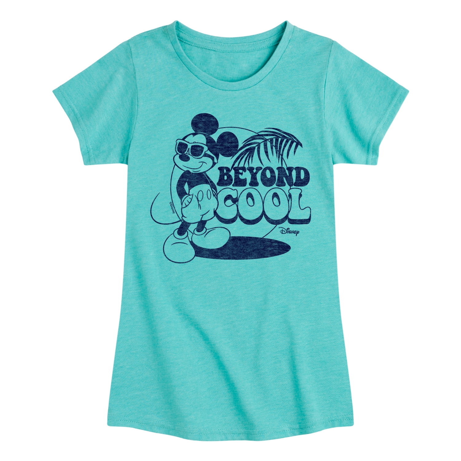 Disney - Beyond Cool - Girls Fitted Short Sleeve Tee - Walmart.com