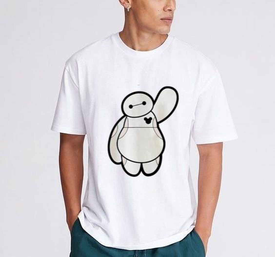 Disney Big Hero 6 Baymax Big Face Shirt Unisex New - Walmart.com