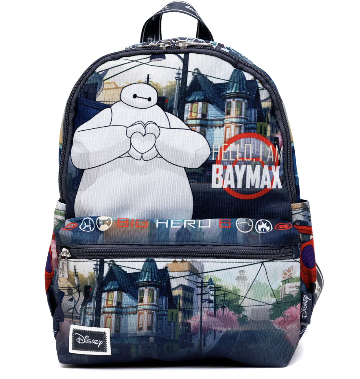 Disney Big Hero 6 Baymax Park Day Nylon Mini Backpack - Walmart.com