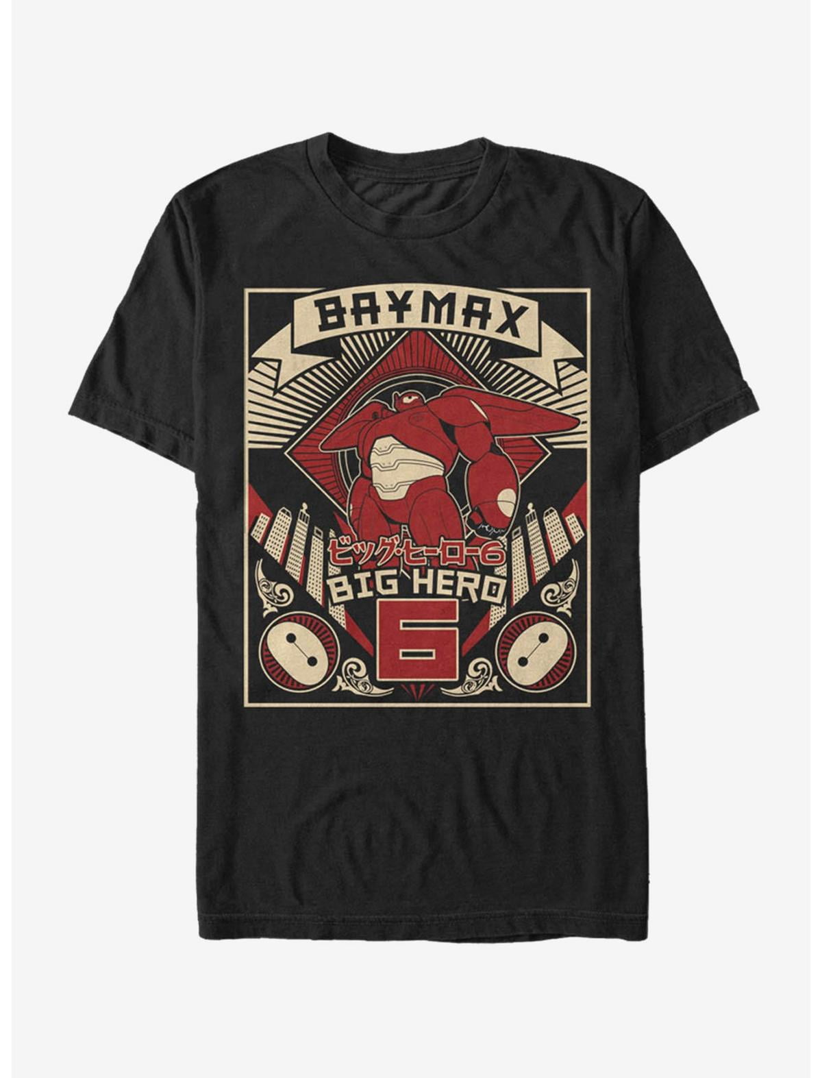 Disney Big Hero 6 Baymax Poster T-Shirt - Walmart.com