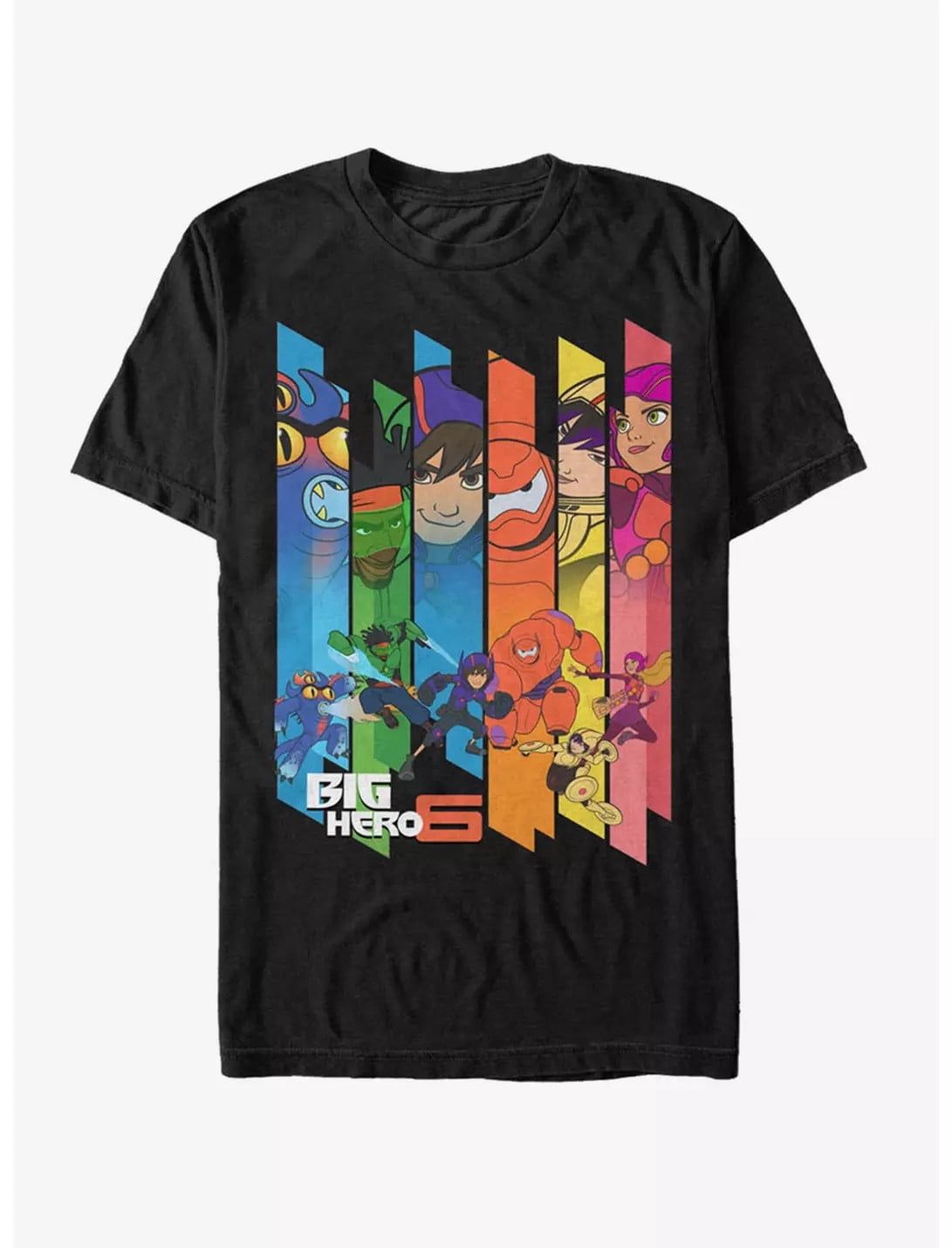 Disney Big Hero 6 Superhero Team San Fransokyo Tech Avengers T-shirt ...