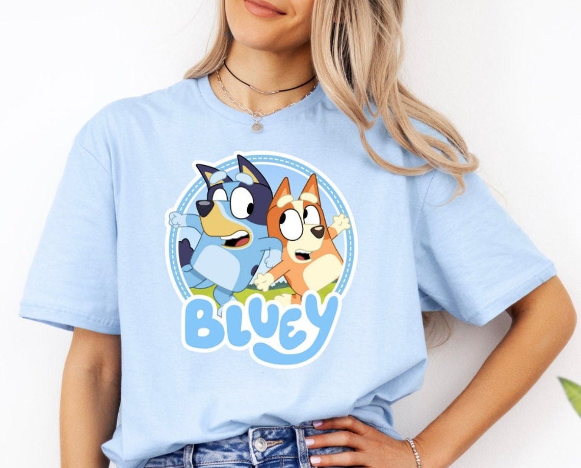 Disney Bluey Shirt, Friends Bluey And Bingo Kids Shirt, Disney Bluey ...