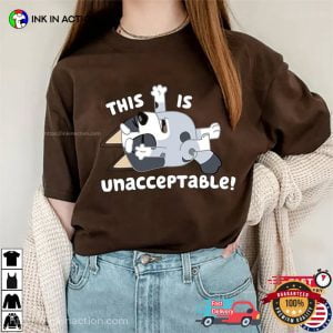 Disney Bluey This Is Unacceptable Muffin Shirt - Walmart.com