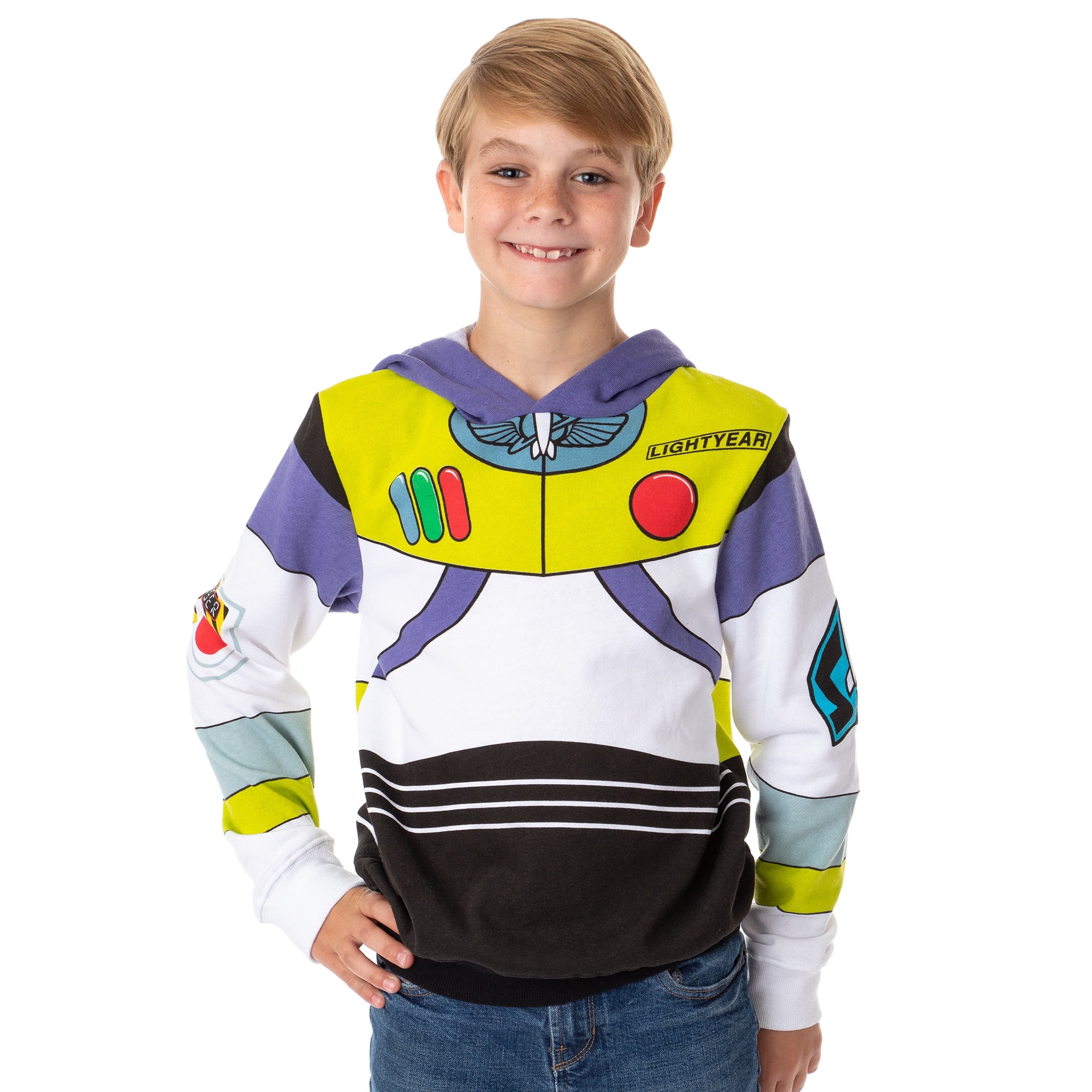 Disney Boy's Toy Story Buzz Lightyear Space Ranger Pullover Hoodie ...