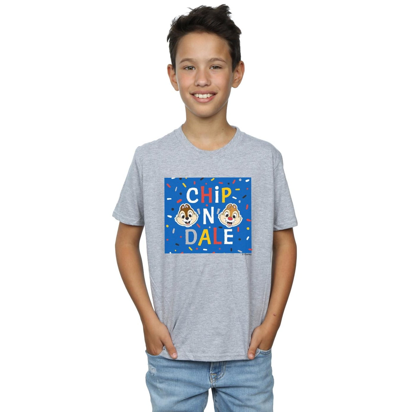 Disney Boys Chip N Dale Blue Frame T-Shirt - Walmart.com