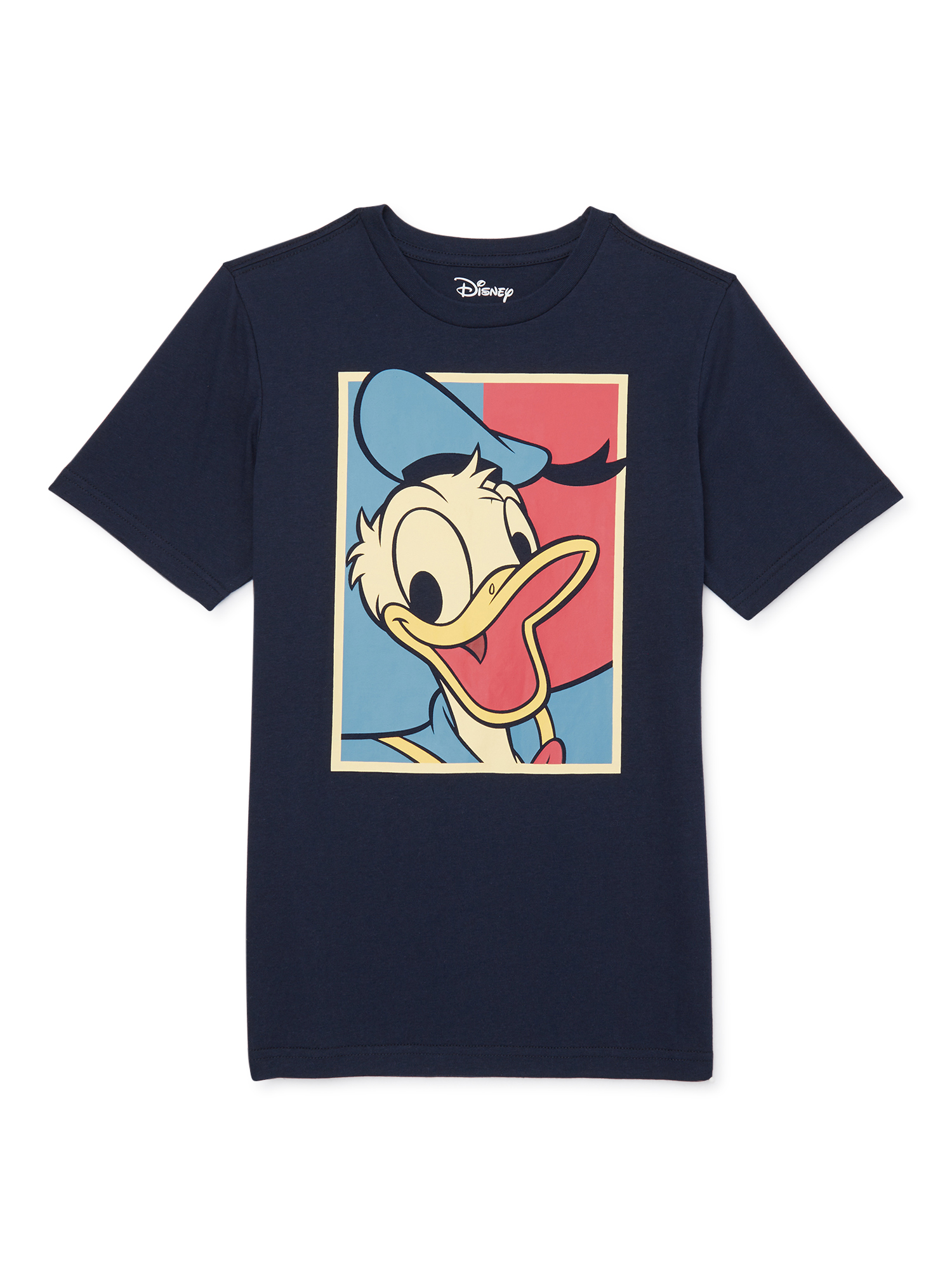 Disney Boys Donald Duck Crew Neck Short Sleeve Graphic T Shirt