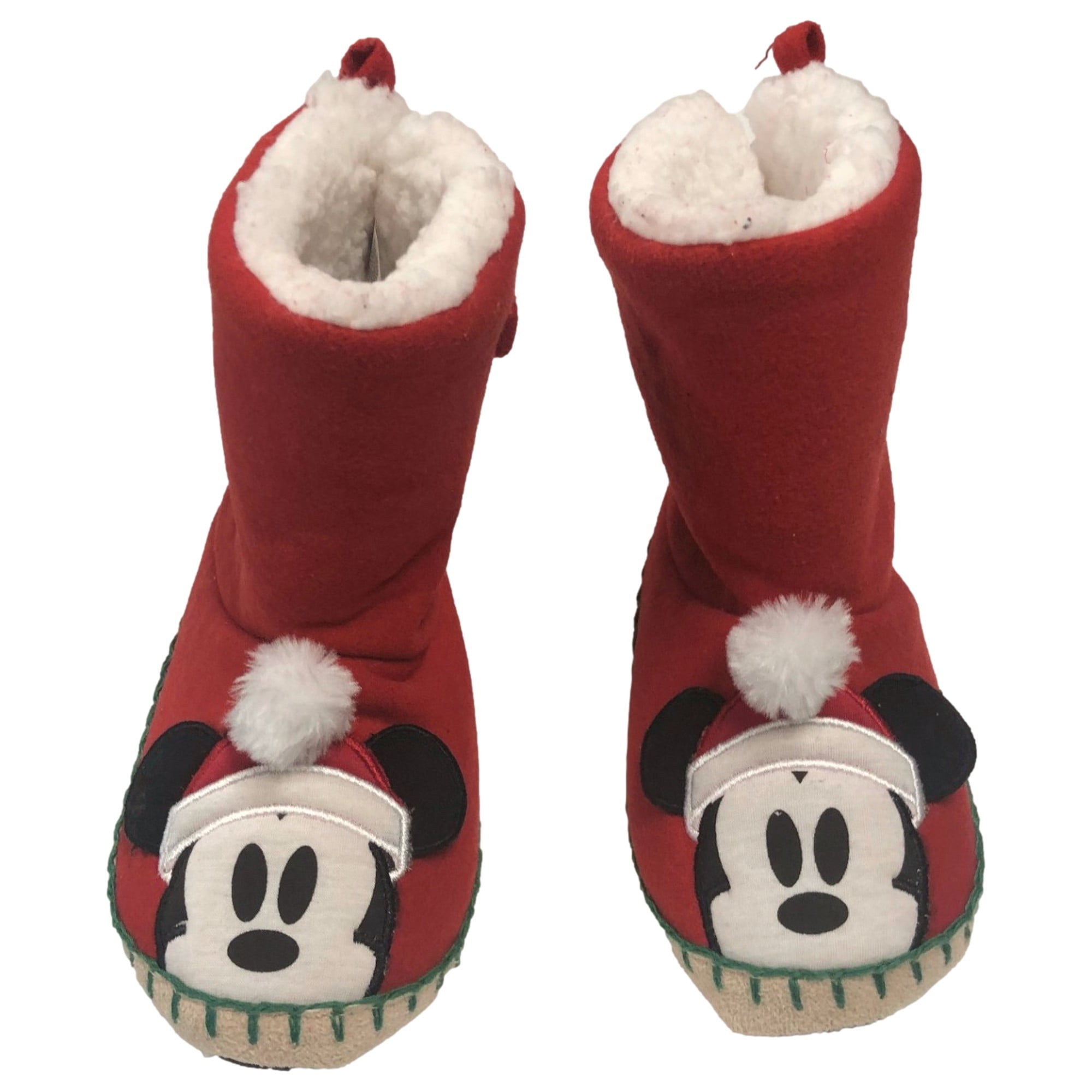 Disney Boys & Girls Red Boot Style Mickey Mouse Christmas Holiday ...