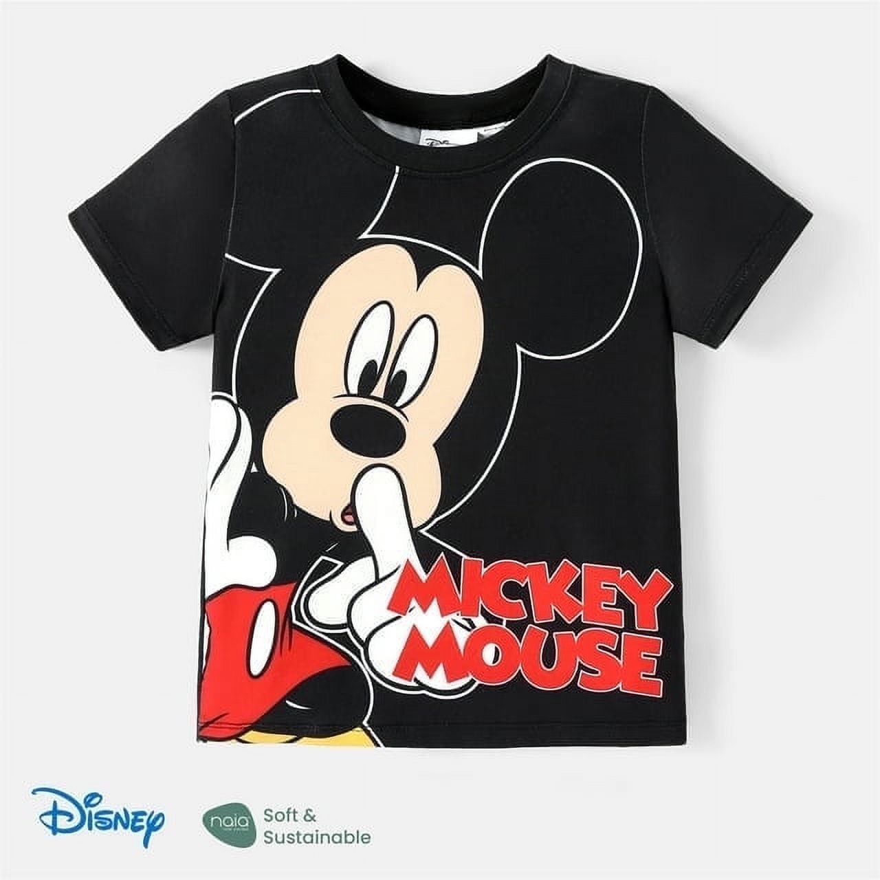 Disney Boys Graphic Tee Micky Mouse Short Sleeves T-Shirt Top Summer ...