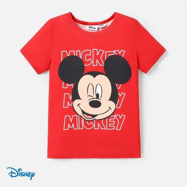 Disney Boys Graphic Tee Micky Mouse Short Sleeves T-Shirt Top Summer ...