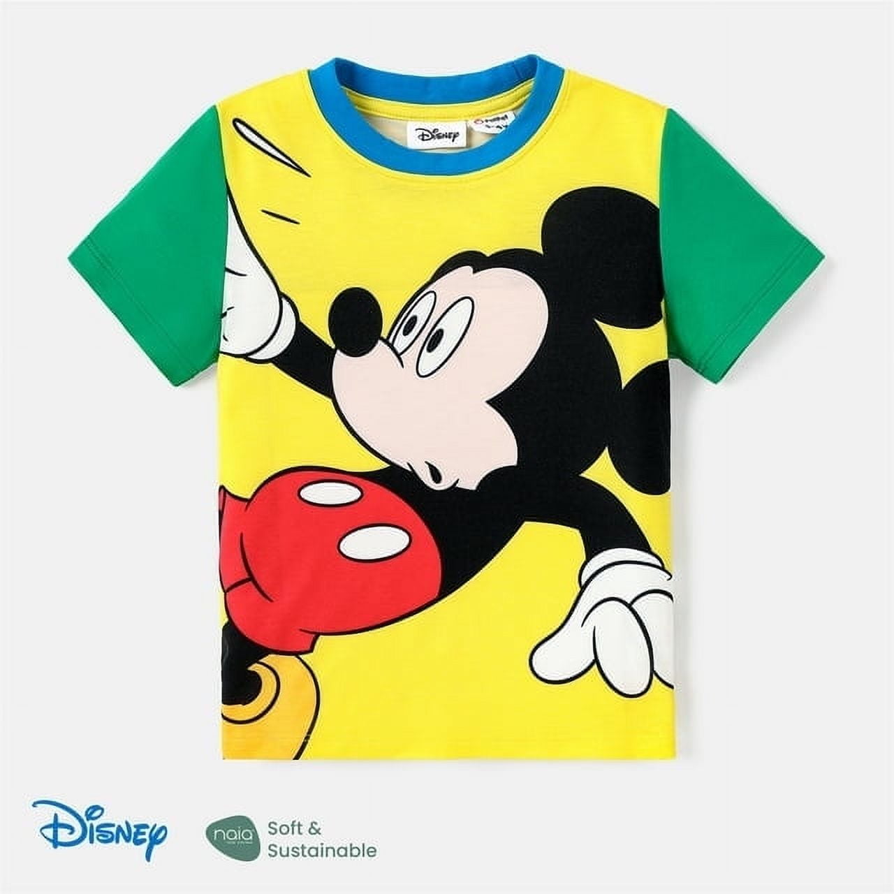 Disney Boys Graphic Tee Micky Mouse Short Sleeves T-Shirt Top Summer ...
