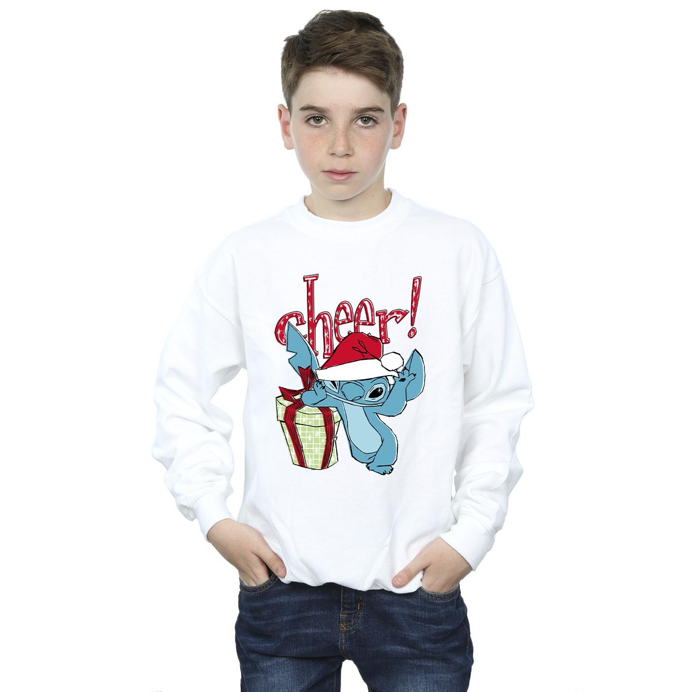 Disney Boys Lilo And Stitch Cheer Sweatshirt - Walmart.com