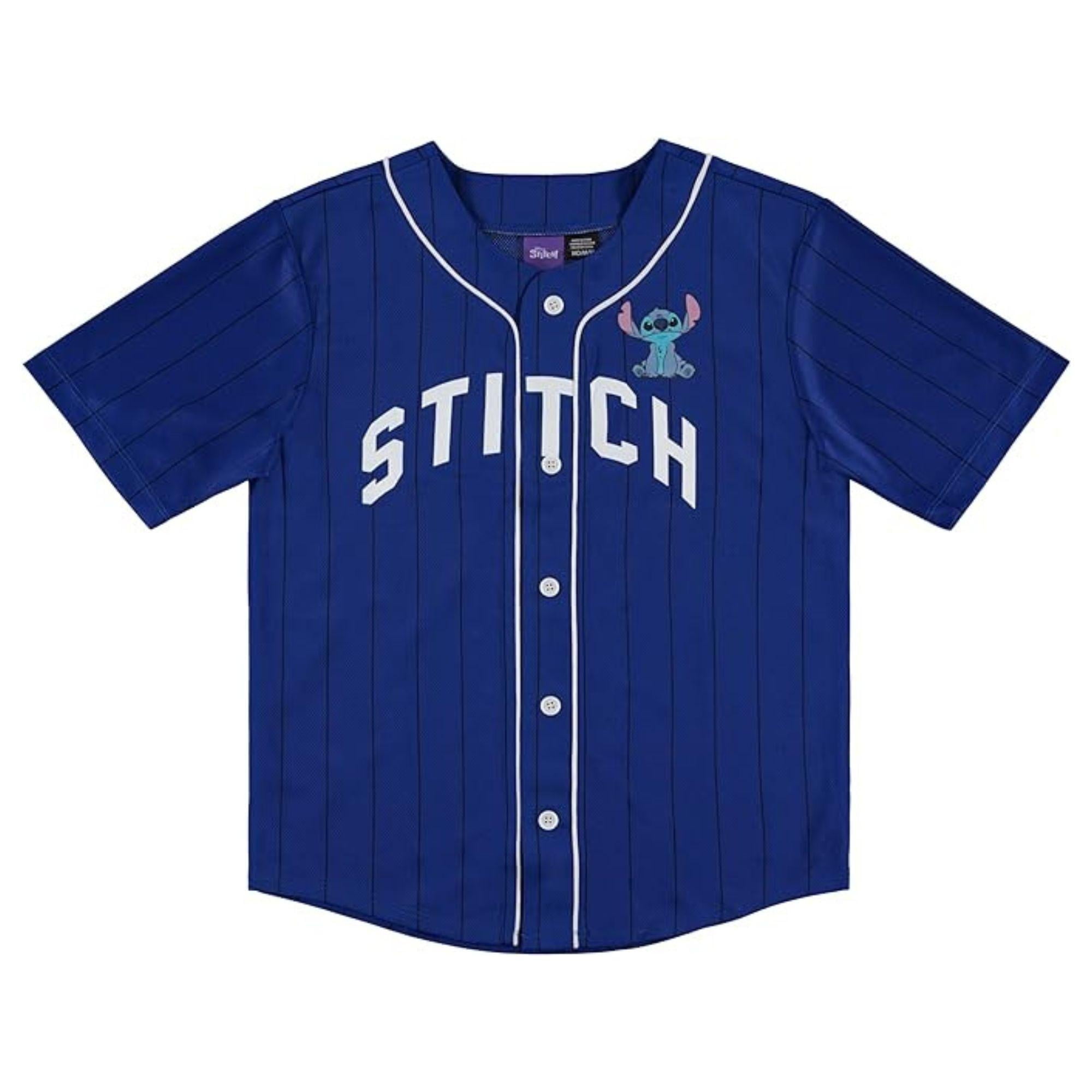 Disney Boys Lilo and Stitch Baseball Jersey, Classic Stitch Stripe ...