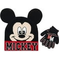 Disney Boys' Mickey Mouse, Car Lightning McQueen Winter Hat & Mittens ...