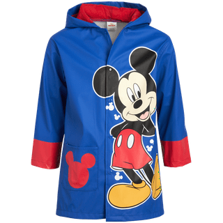 Disney Mickey Mouse Graphic Party Hooded Rain Jacket - Walmart.com