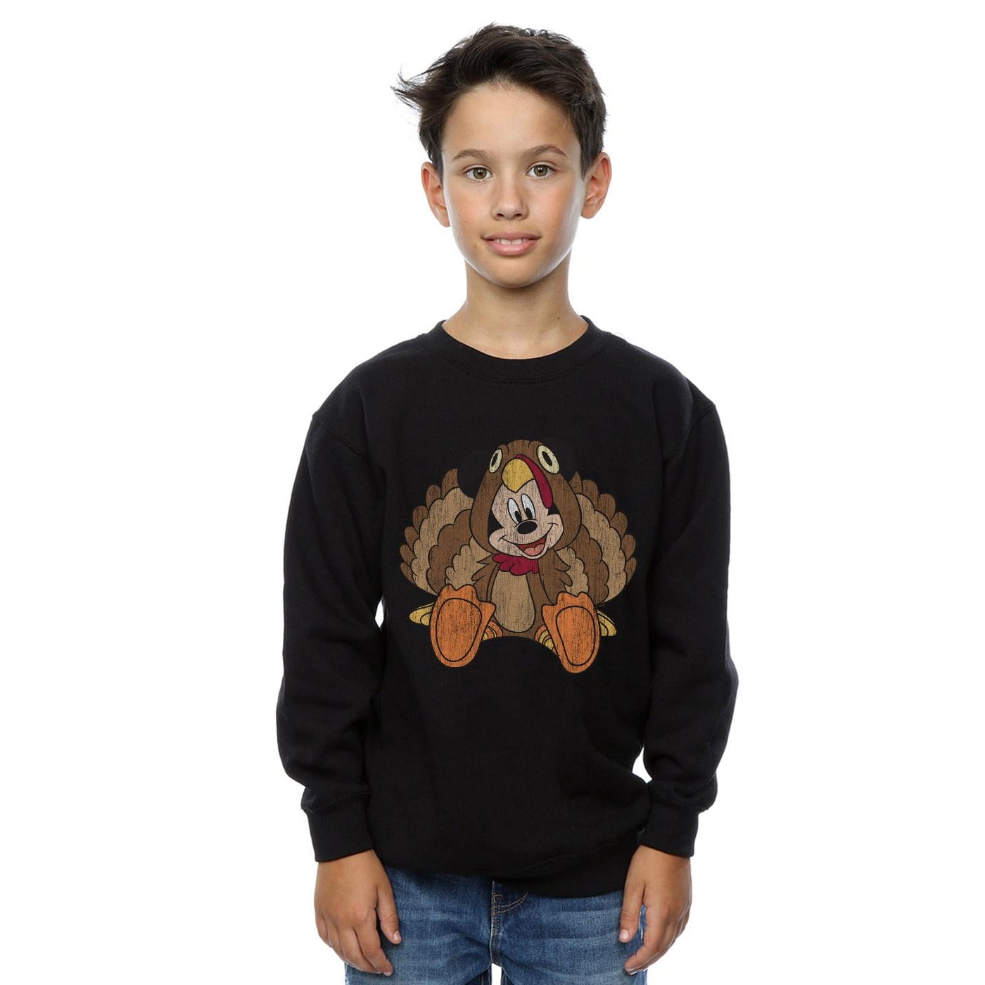 Disney Boys Mickey Mouse Thanksgiving Turkey Costume Sweatshirt ...