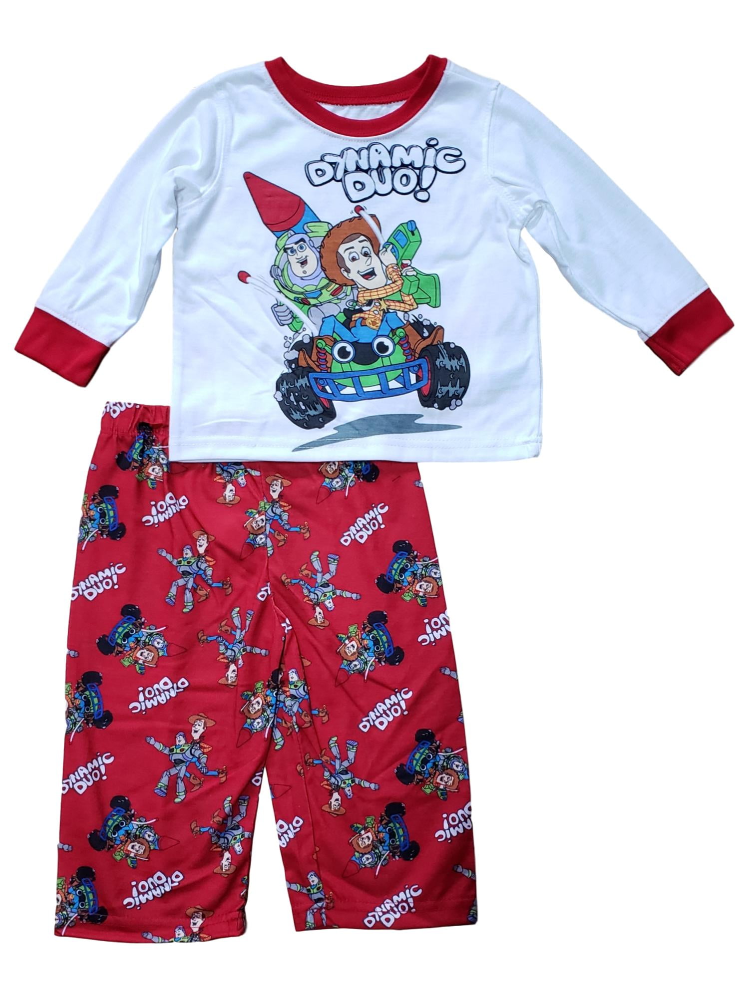 Disney Boys Toy Story Dynamic Duo Buzz & Woody 2 Piece Pajama PJ Set ...
