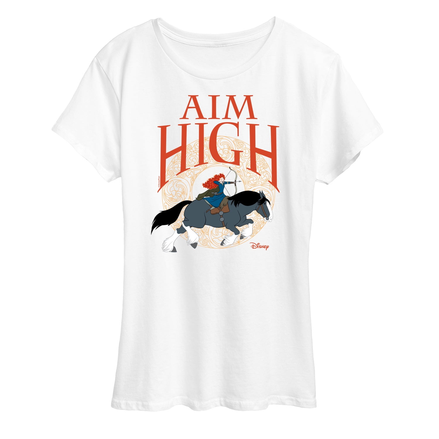 Disney Brave - Merida Aim High Bow & Arrow - Women's Short Sleeve ...