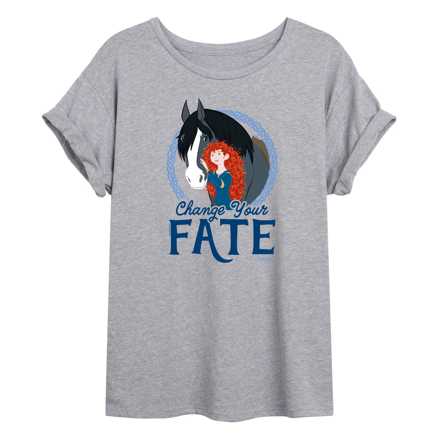 Disney Brave - Merida & Angus Change Your Fate - Women's Oversized T ...