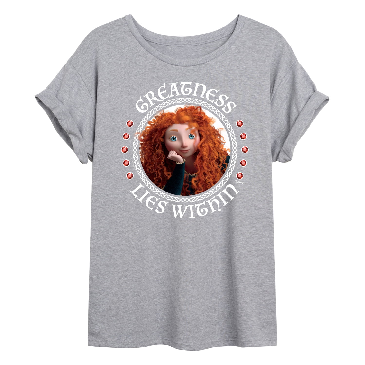 Disney Brave - Merida Greatness Lies Within - Women's Oversized T-Shirt ...
