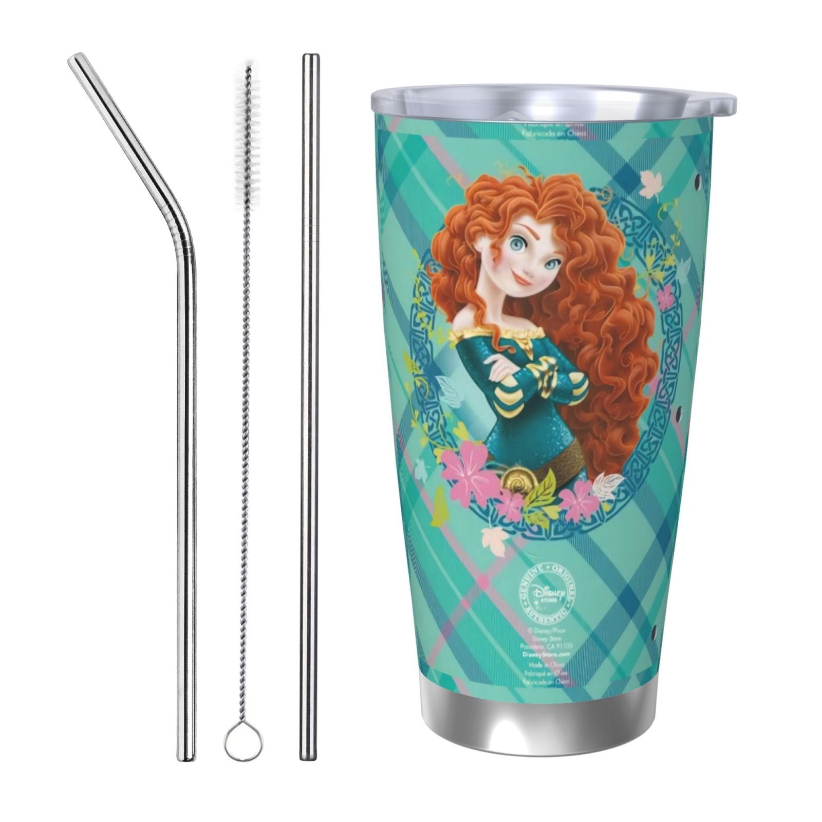 Disney-Brave Merida Grid Poster Water Bottle 20oz Stainless Steel ...