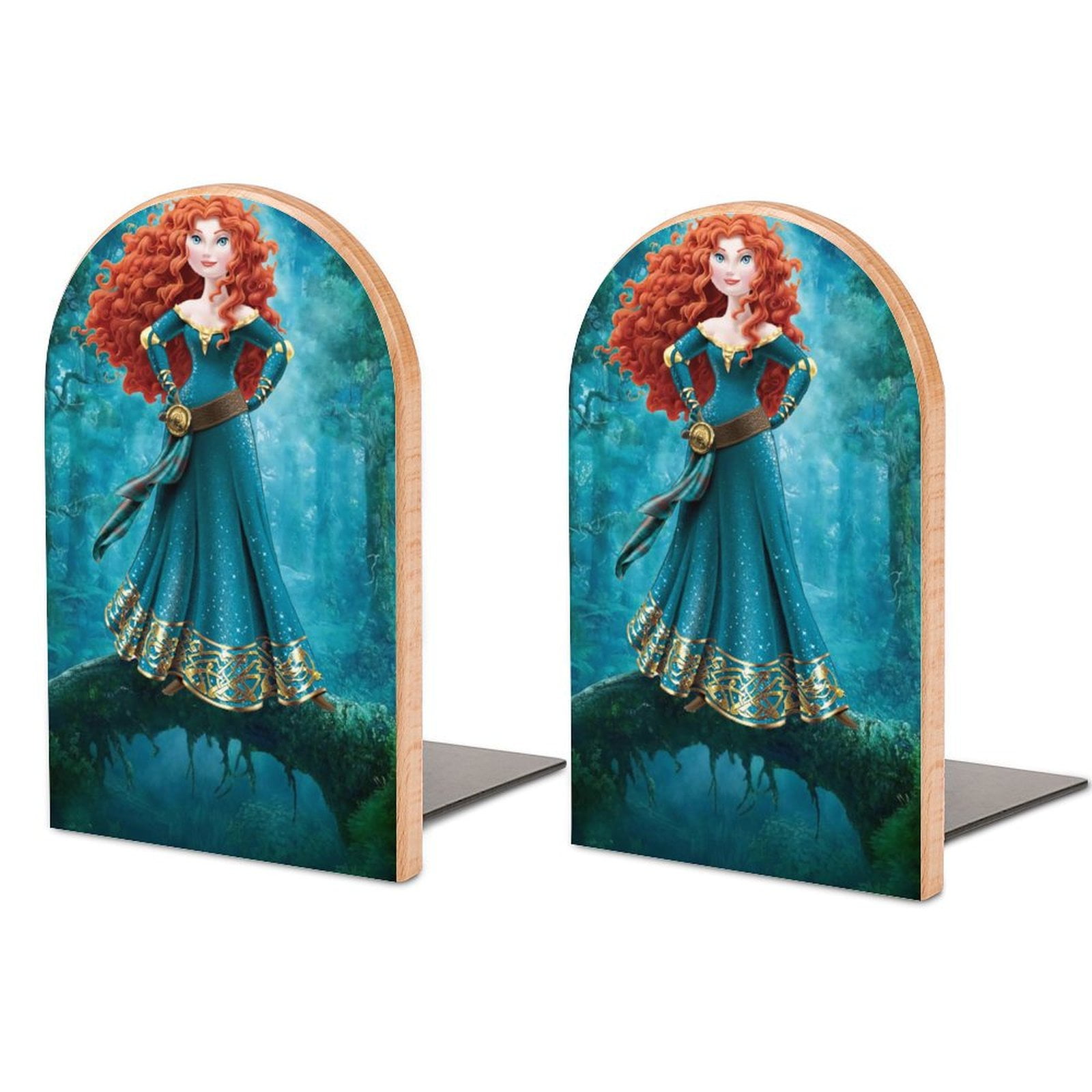 Disney-Brave Merida Party Poster Book Ends,Wood Bookends 1 Pair,Book ...