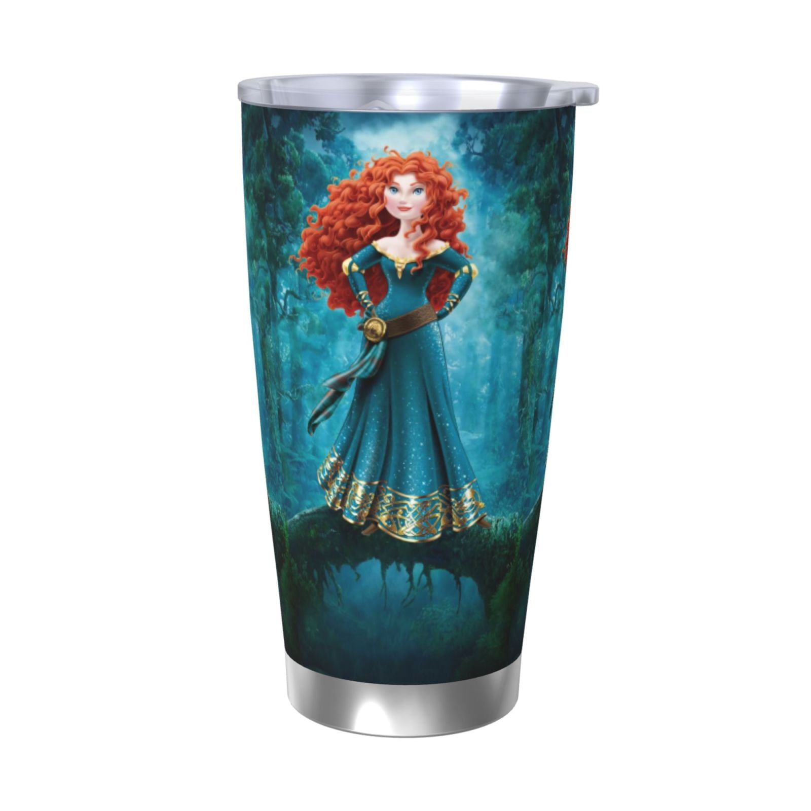 Disney-Brave Merida Party Poster Tumbler with Lid Stainless Steel ...