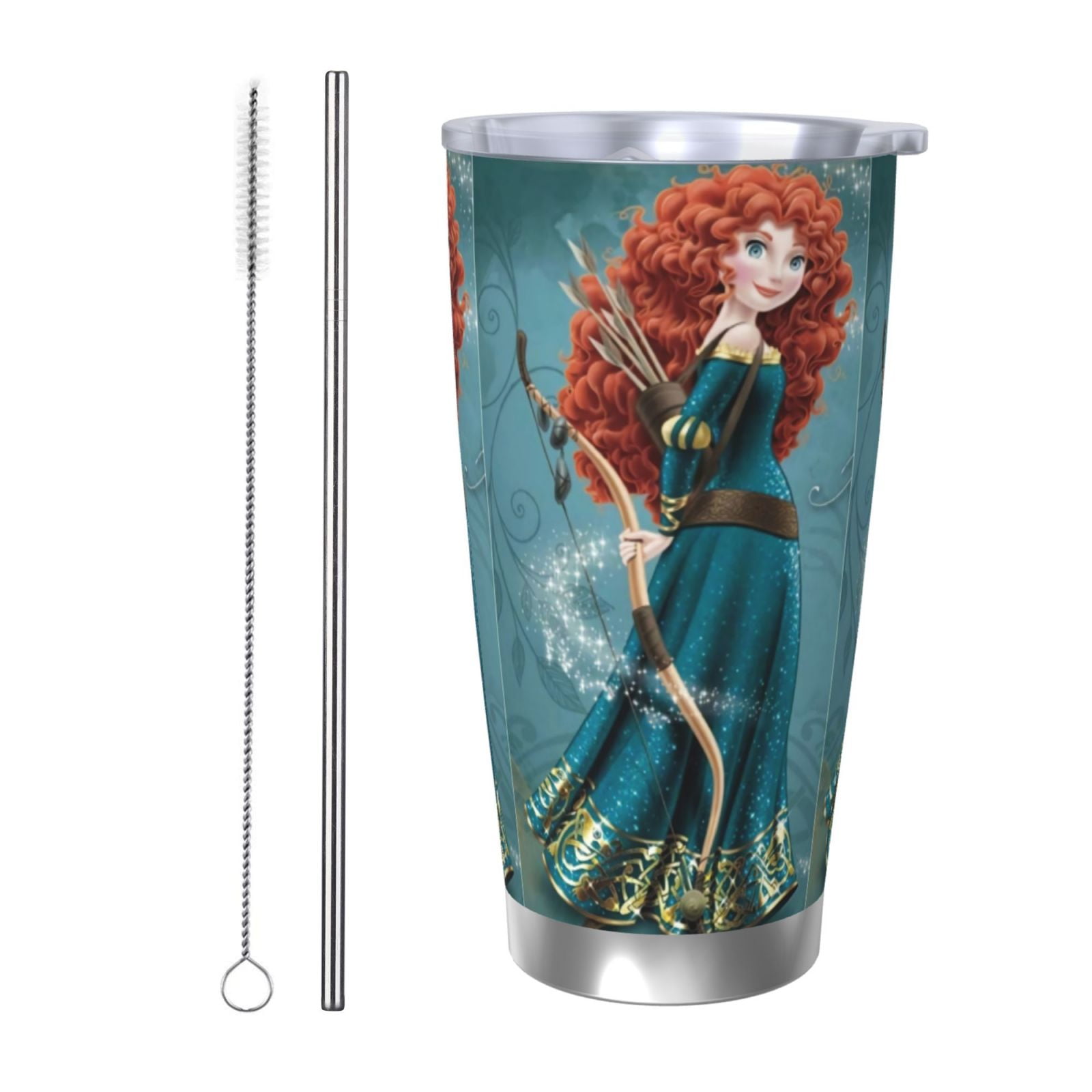 Disney-Brave Merida Poster Water Bottle 20oz,Disney-Brave Merida Poster ...