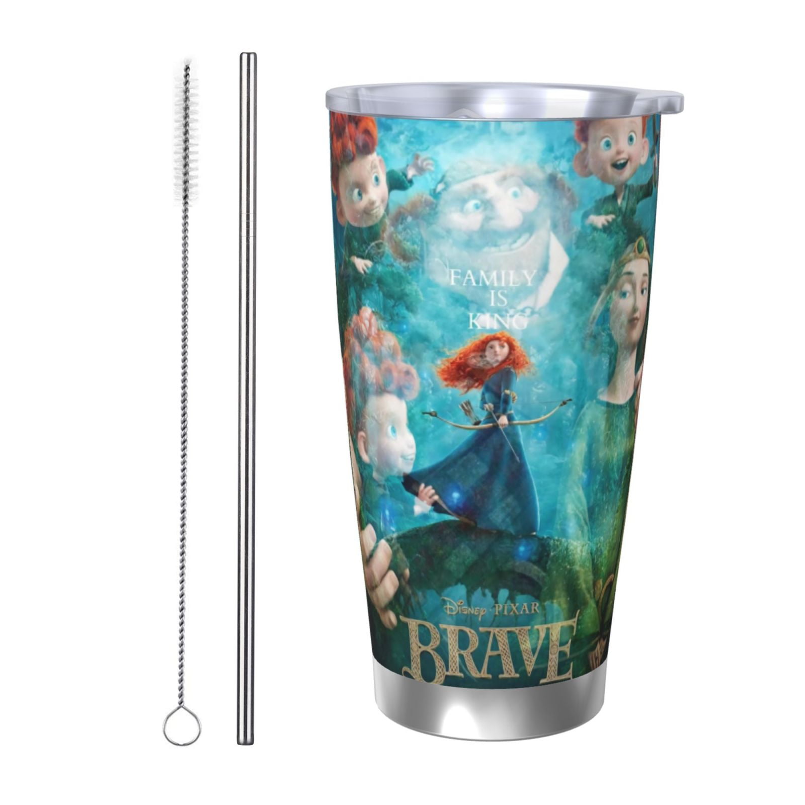 Disney-Brave Merida Poster Water Bottle,Coffee Cups,Insulated Stainless ...