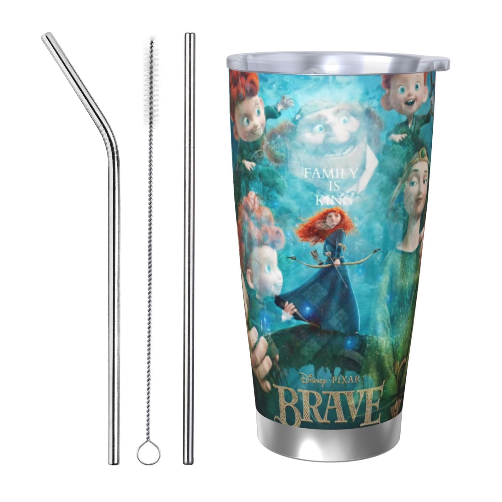 Disney-Brave Merida Poster Water Bottle,Coffee Cups,Insulated Stainless ...
