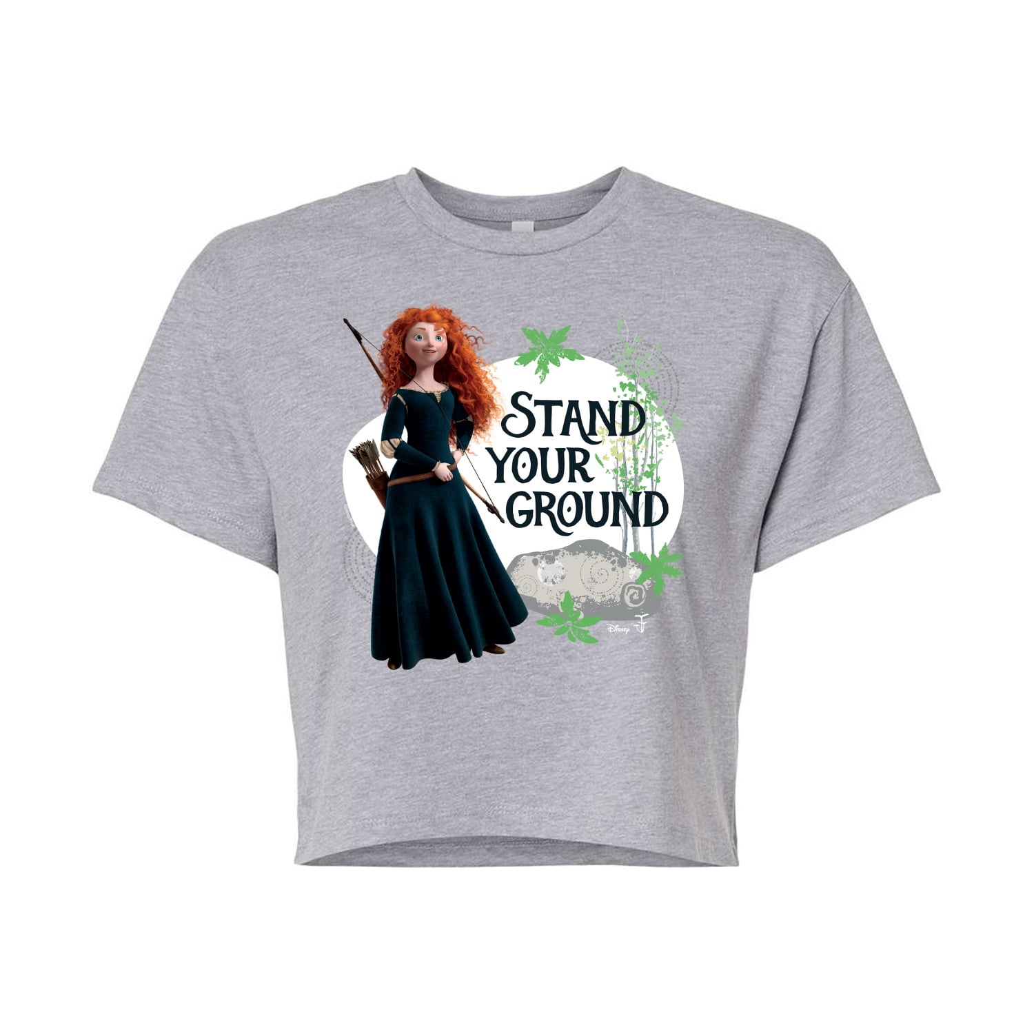 Disney Brave - Merida Stand Your Ground - Juniors Cropped Cotton Blend ...