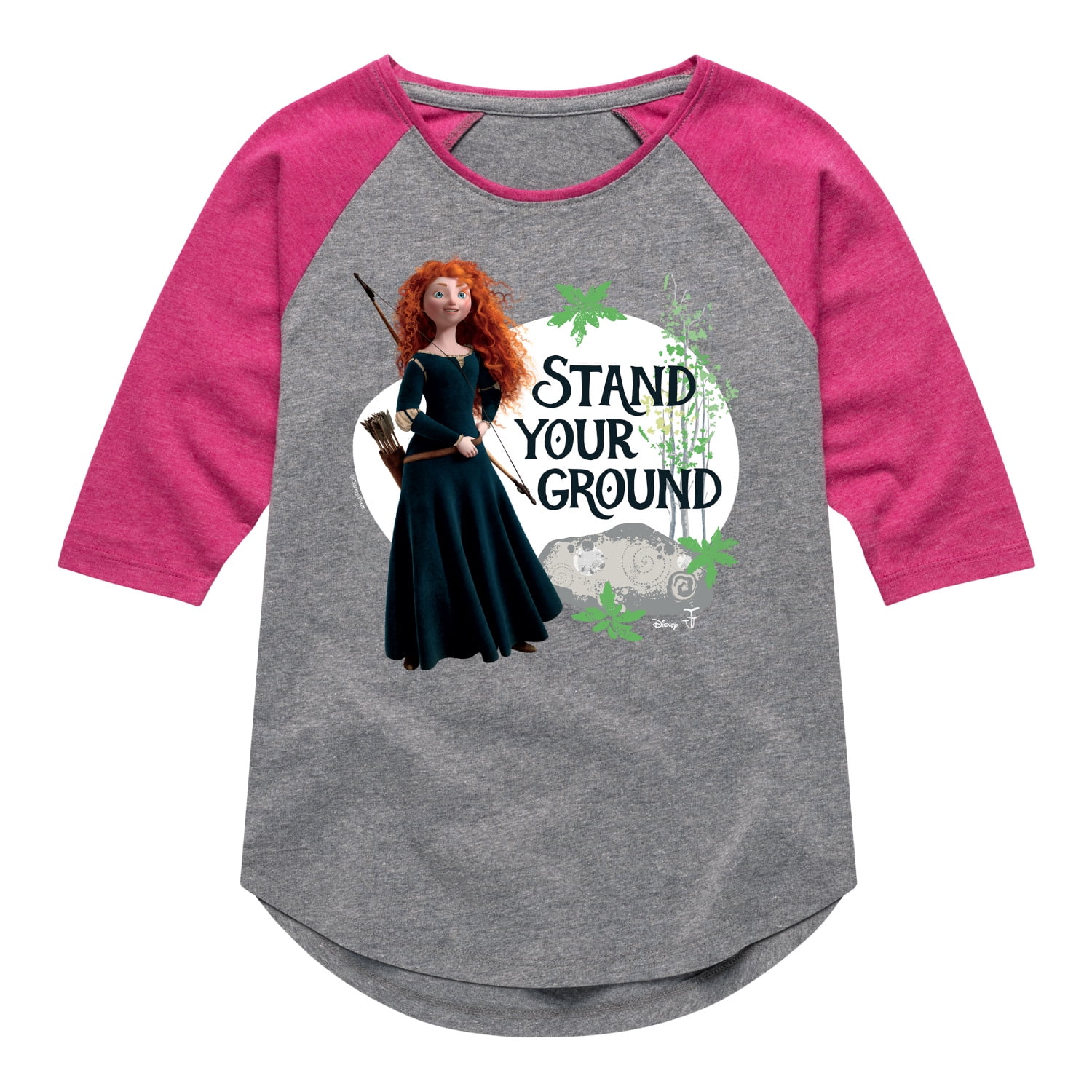 Disney Brave - Merida Stand Your Ground - Toddler & Youth Girls Raglan ...